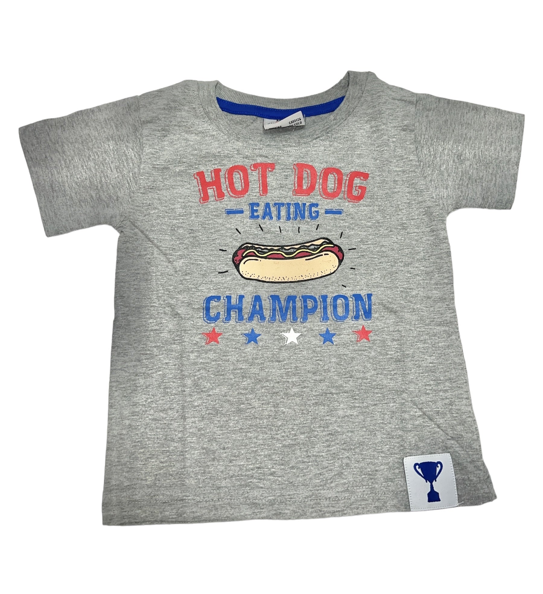 Heather Grey Hot Dog Champ Tee – Expectations of Brookhaven