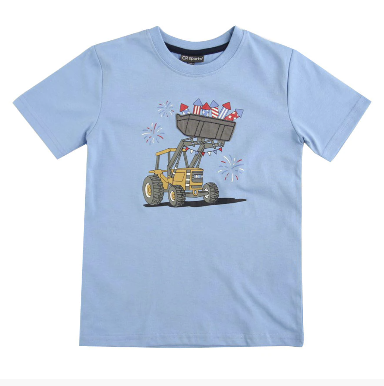 Glow in the Dark Front Loader Fire Works Tee – Expectations of Brookhaven