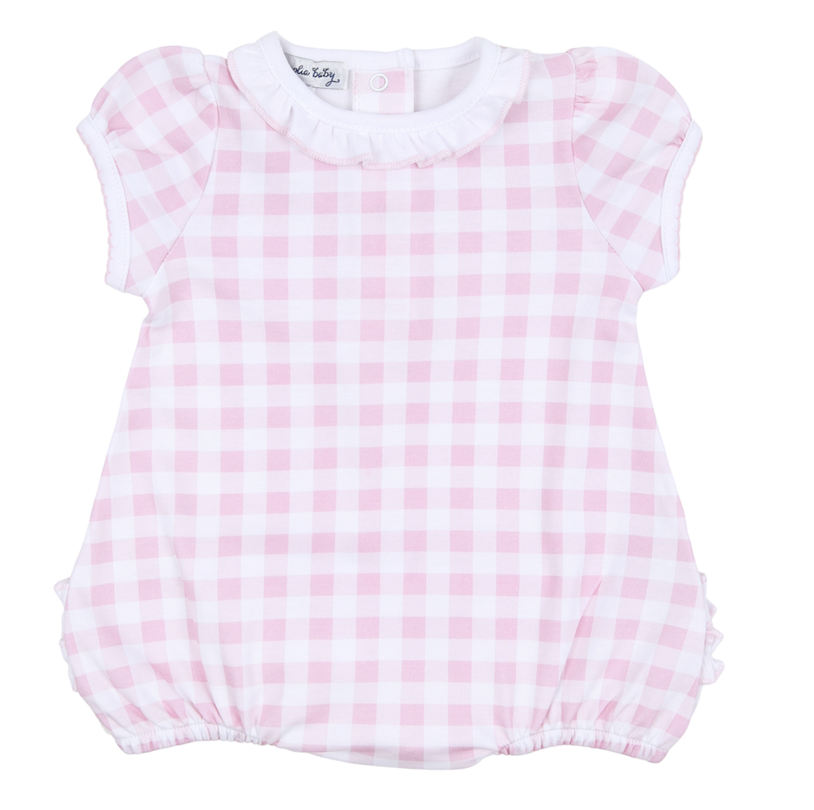 Baby Checks Spring S/S Girl Bubble Pink – Expectations of Brookhaven